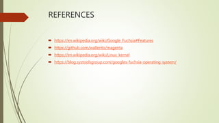 Google Fuchsia | PPT