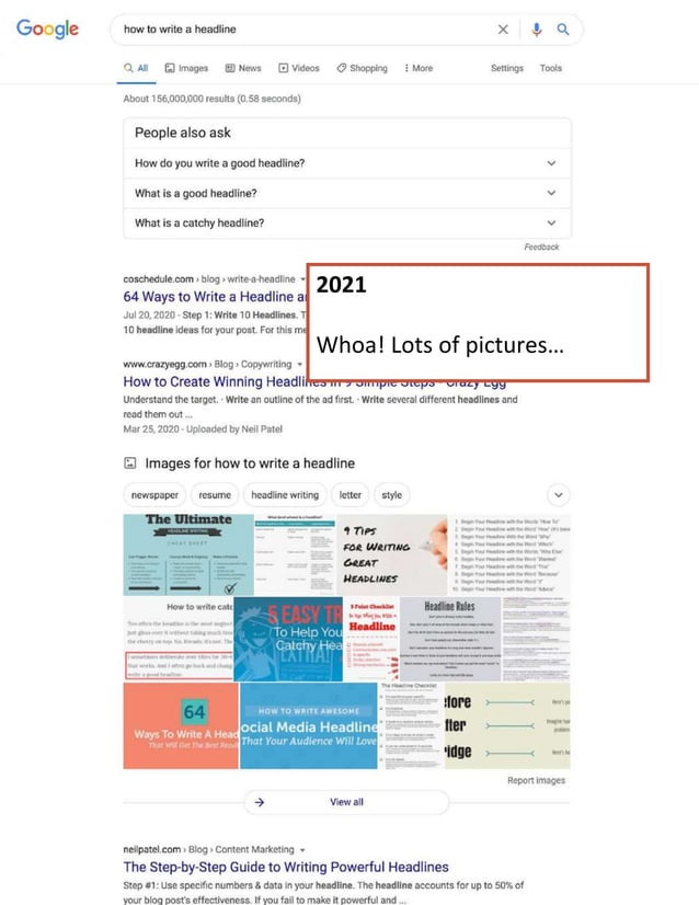 Google gets more visual: 7 Years of SERPs | PPTX