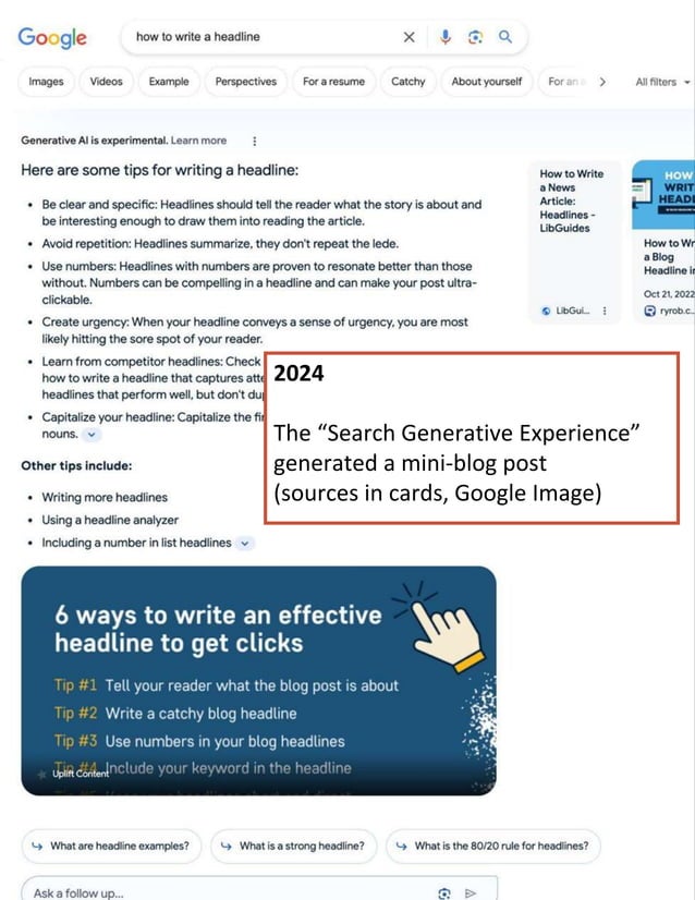 Google gets more visual: 7 Years of SERPs | PPTX