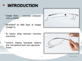 Google glass | PPT