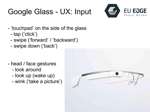 Google glass a developers perspective | PPT