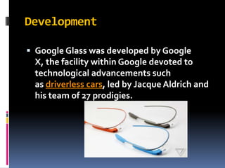 google glasses | PPTX