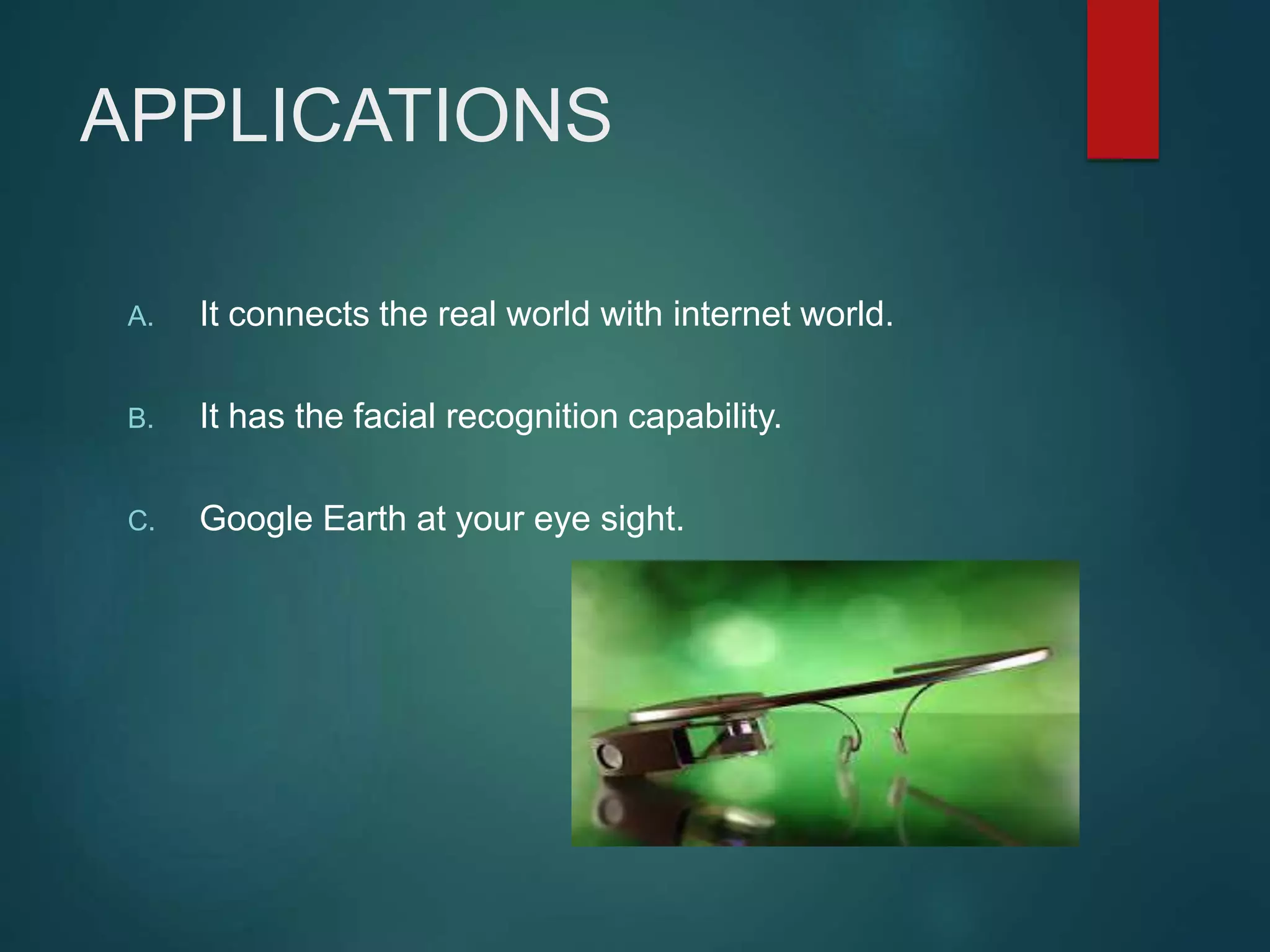 Google glasses | PPTX