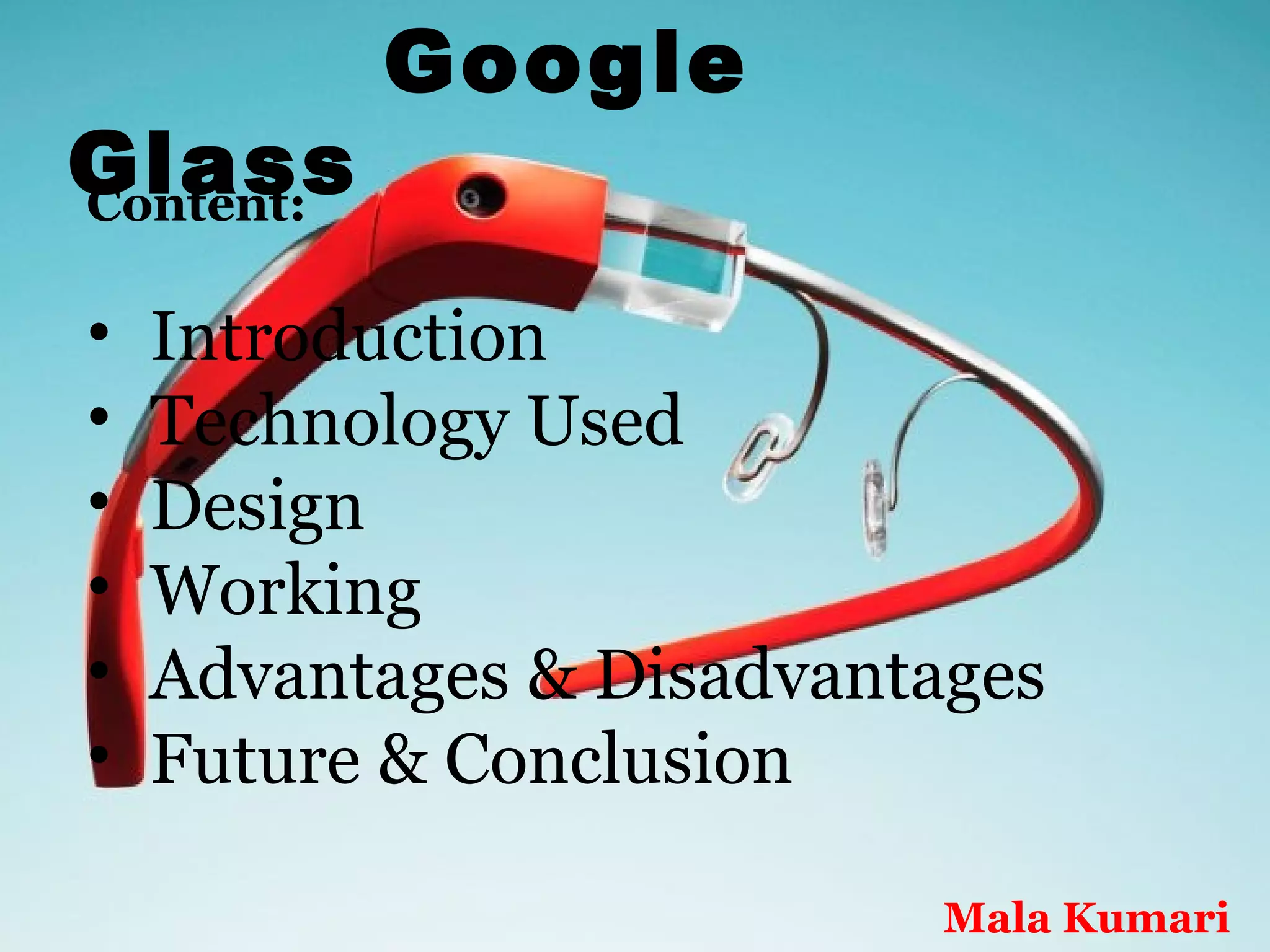 Google glass ppt | PPT