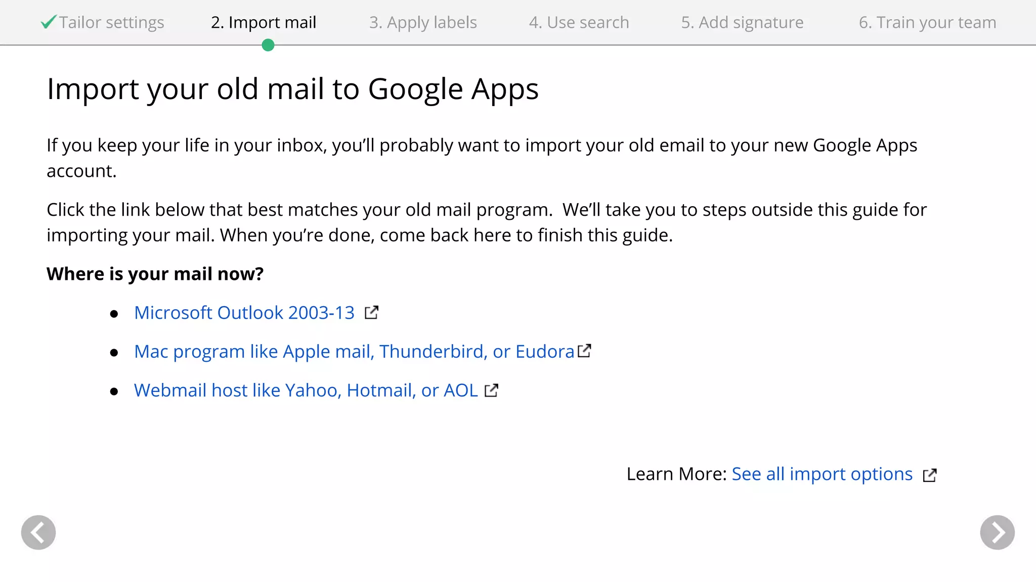 Google gmail setup guide for admins | PDF