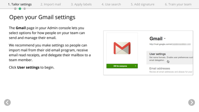 Google gmail setup guide for admins | PDF