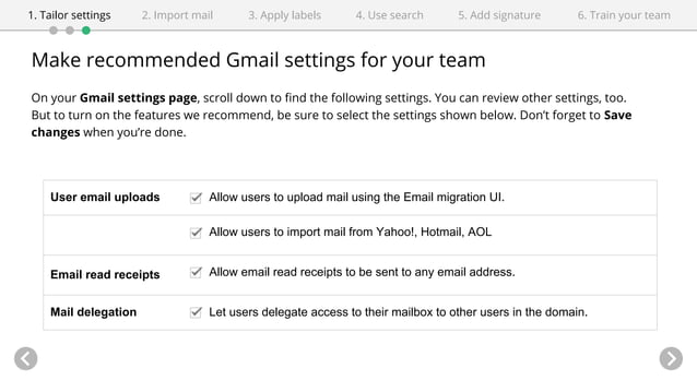 Google gmail setup guide for admins | PDF