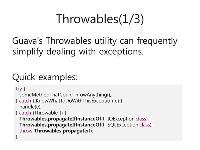 Google guava overview | PDF