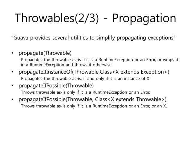 Google guava overview | PDF