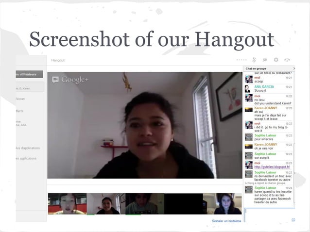 Google hangout | PPT