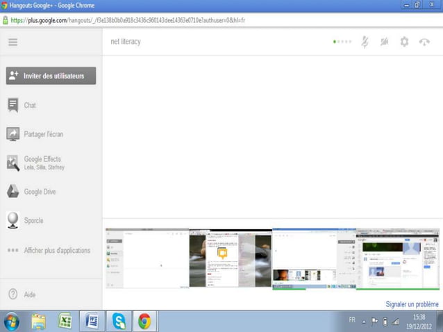 Google + hangout | PPTX
