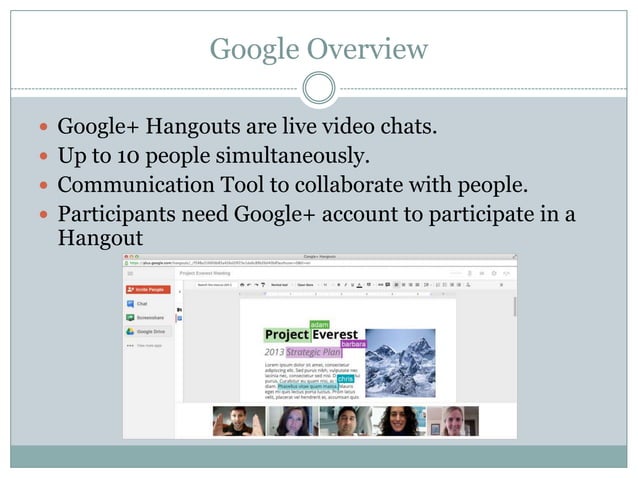 Google+ Hangouts | PPT