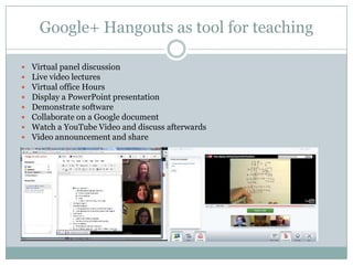 Google+ Hangouts | PPTX