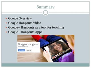 Google+ Hangouts | PPTX