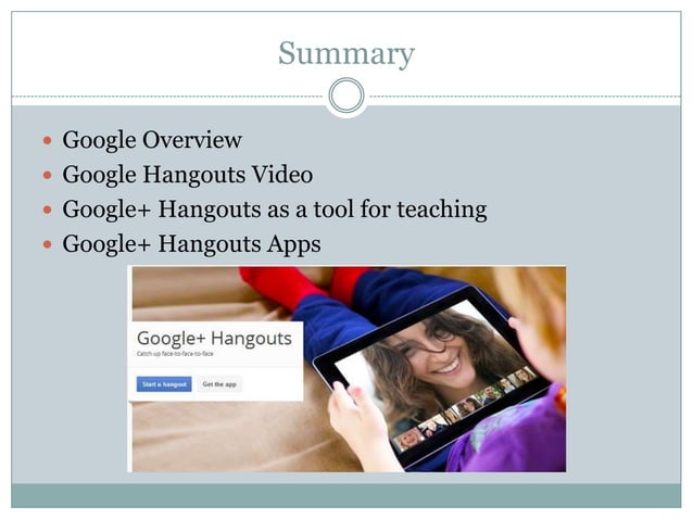 Google+ Hangouts | PPT