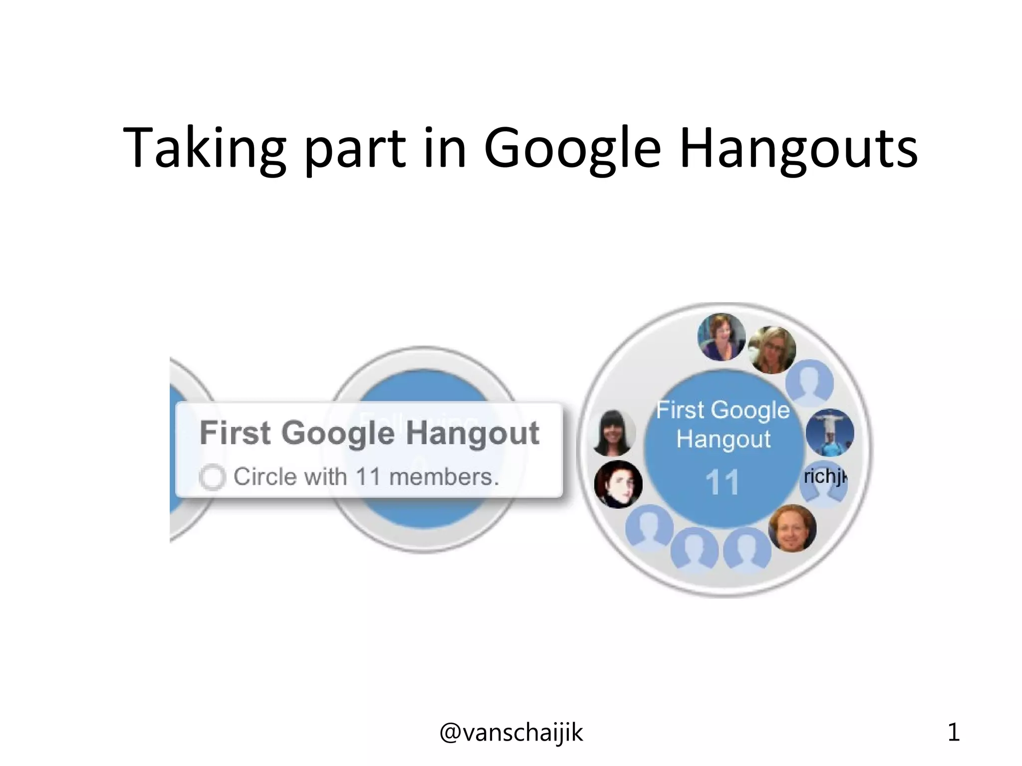Google hangouts | PPT