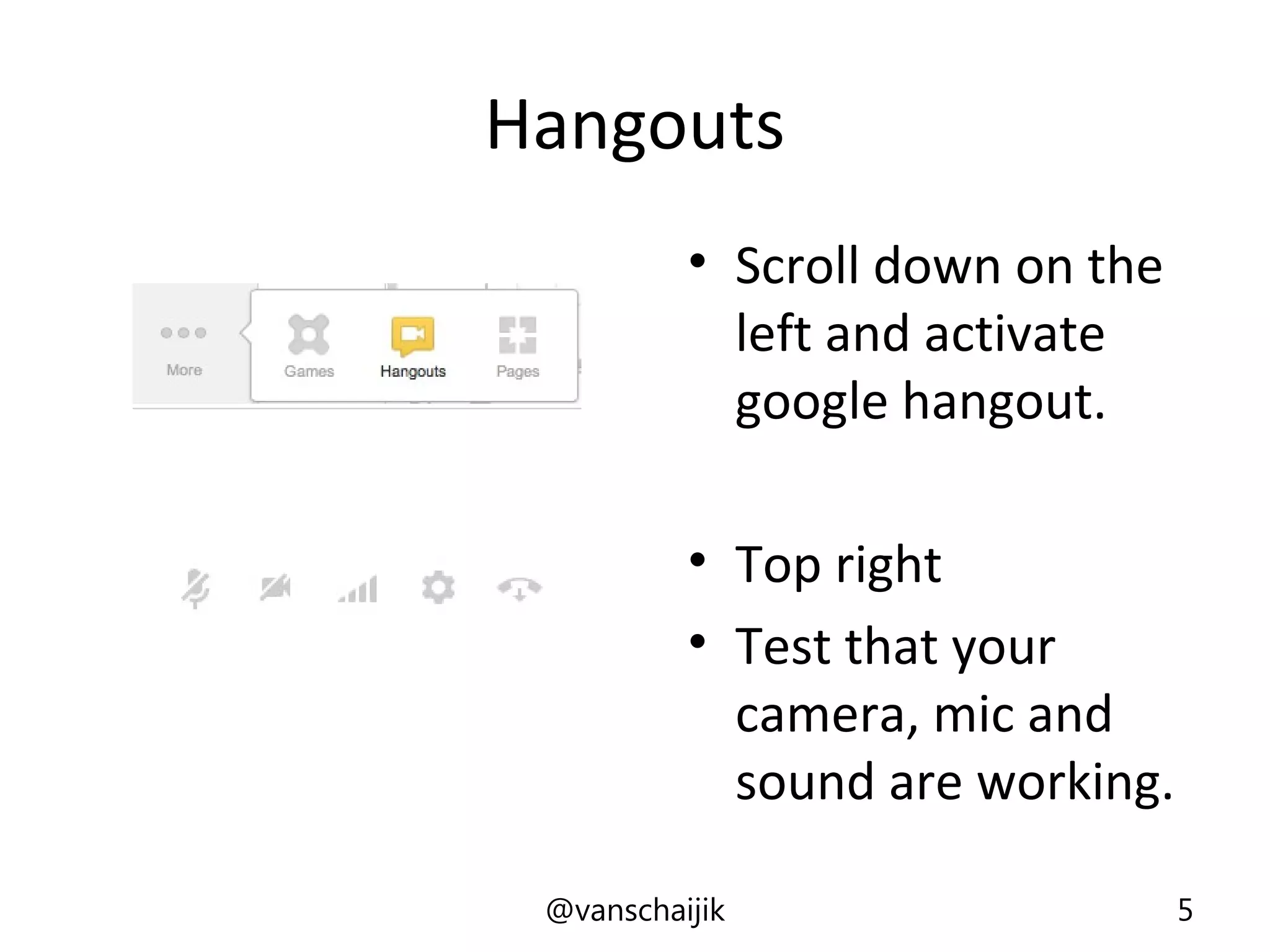 Google hangouts | PPT