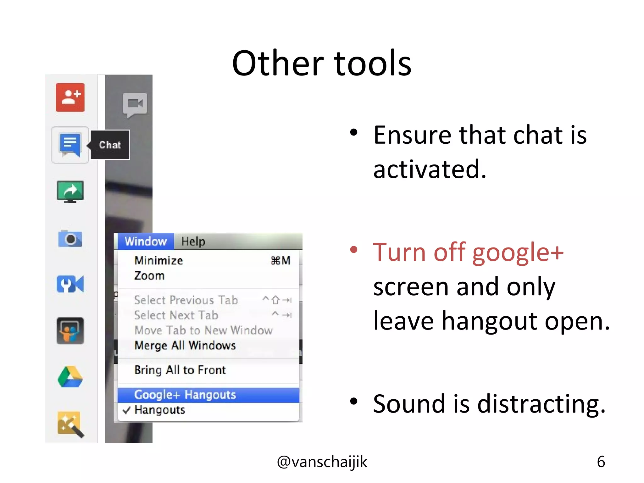 Google hangouts | PPT