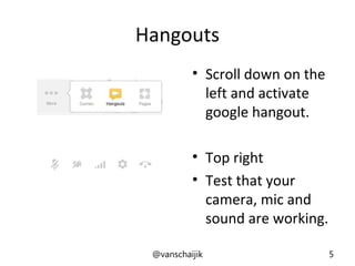 Google hangouts | PPT
