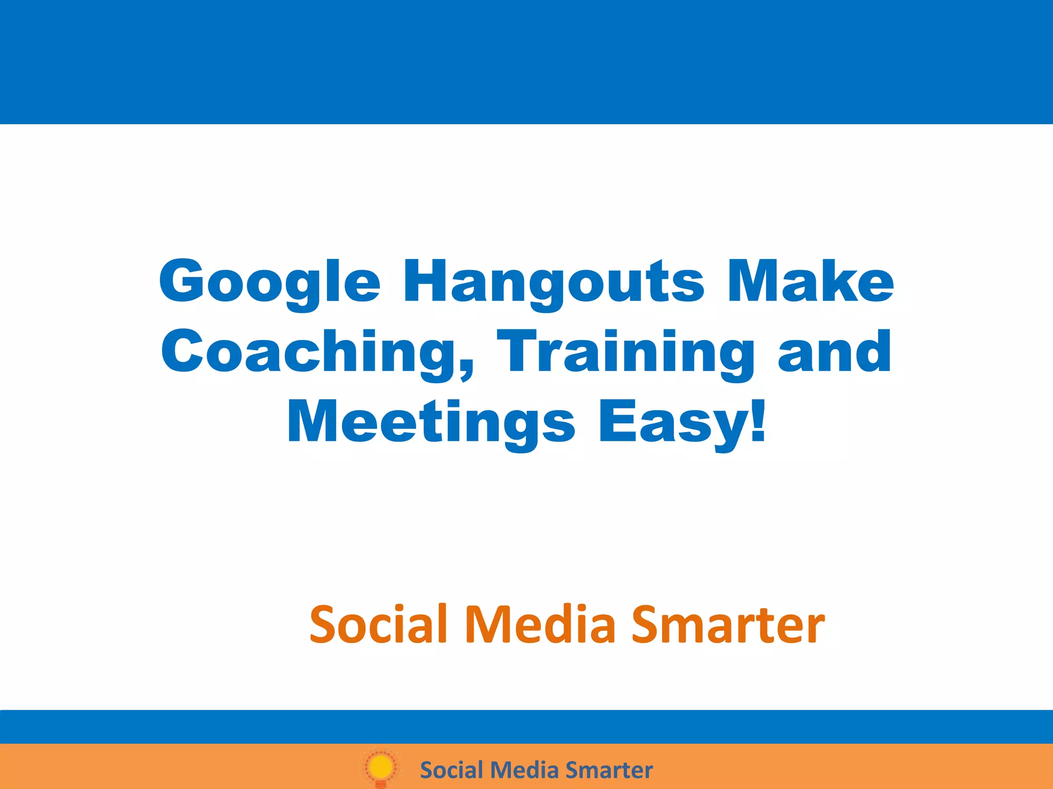 Google hangouts v1 | PPT
