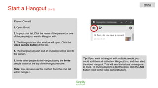 Google hangout tutorial | PDF