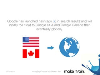 Google Hashtag Implementation in Google Search | PPT