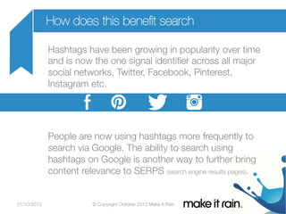 Google Hashtag Implementation in Google Search | PPT