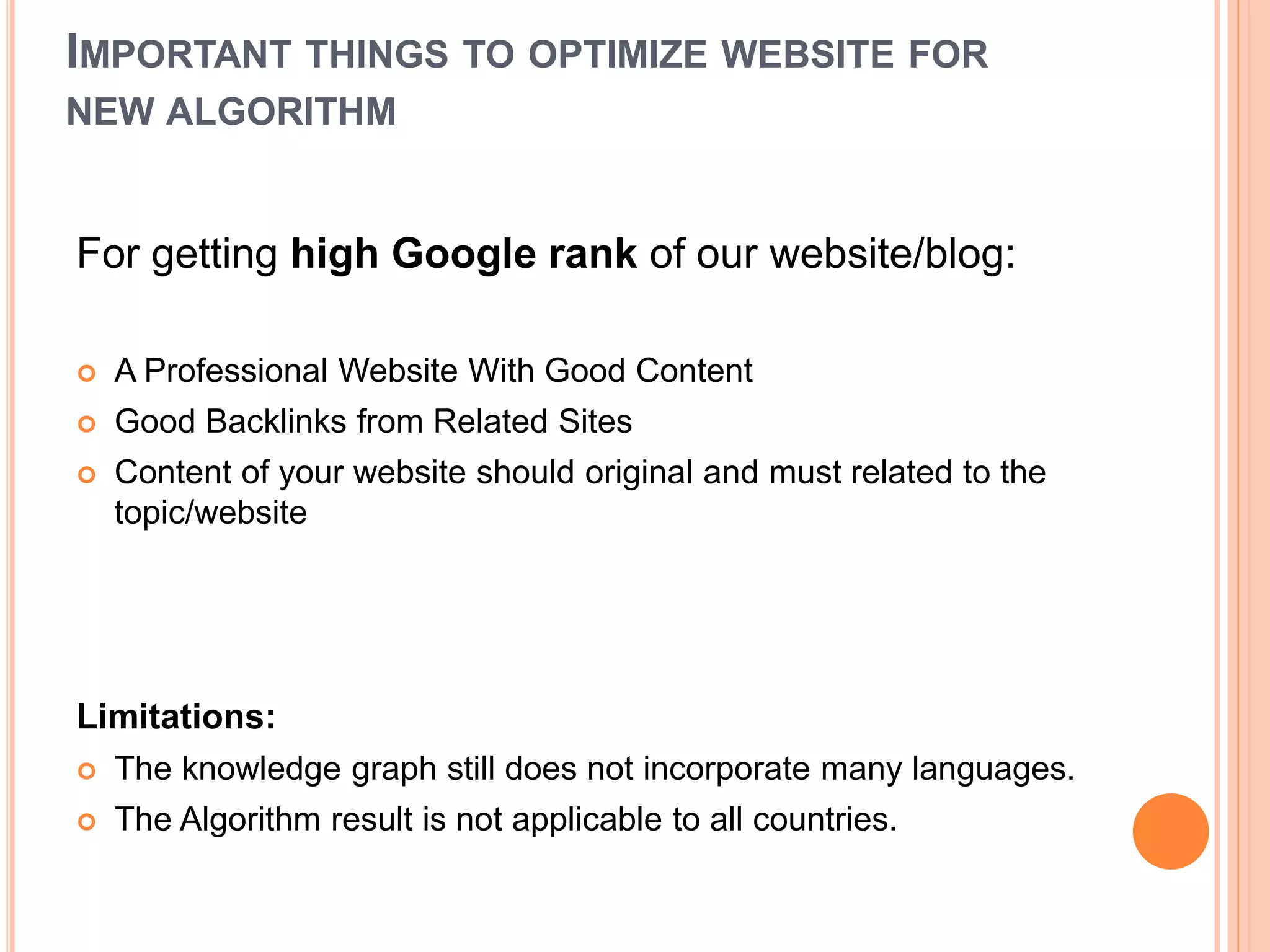 Google hummingbird algorithm ppt | PPT