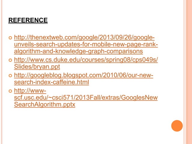 Google hummingbird algorithm ppt | PPT