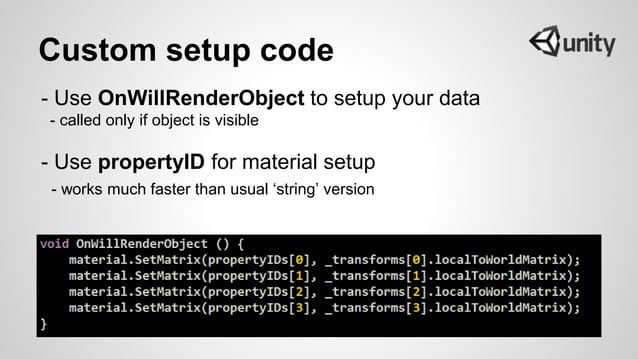 Optimizing unity games (Google IO 2014) | PPT