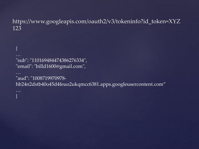 Google Identity Platform | PPTX | Technology & Computing