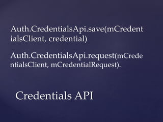 Google Identity Platform | PPTX | Technology & Computing