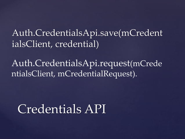Google Identity Platform | PPTX | Technology & Computing