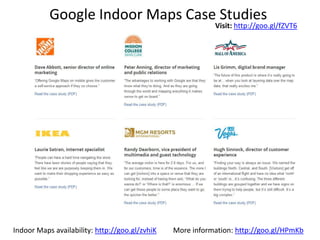 Google Indoor Mapping | PPTX