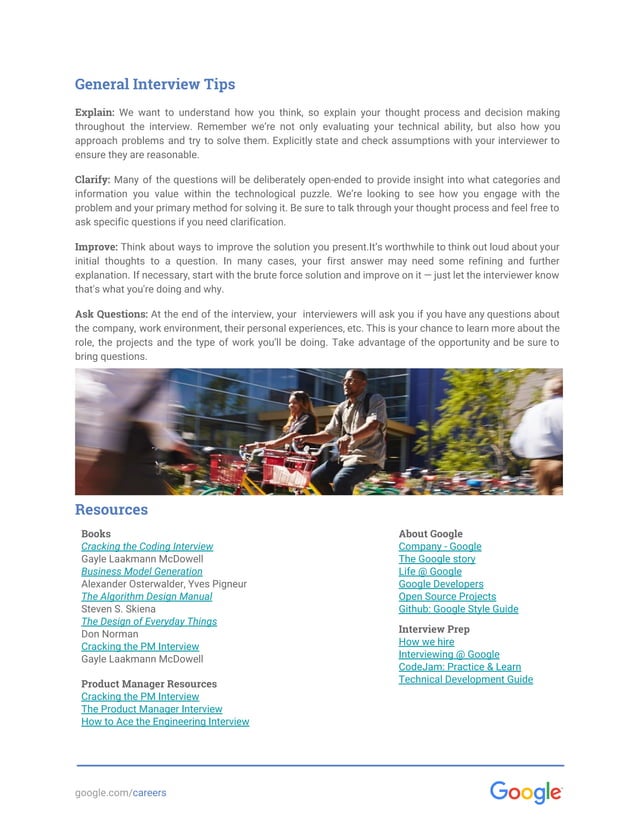 Google Interview Prep Guide Product Manager | PDF