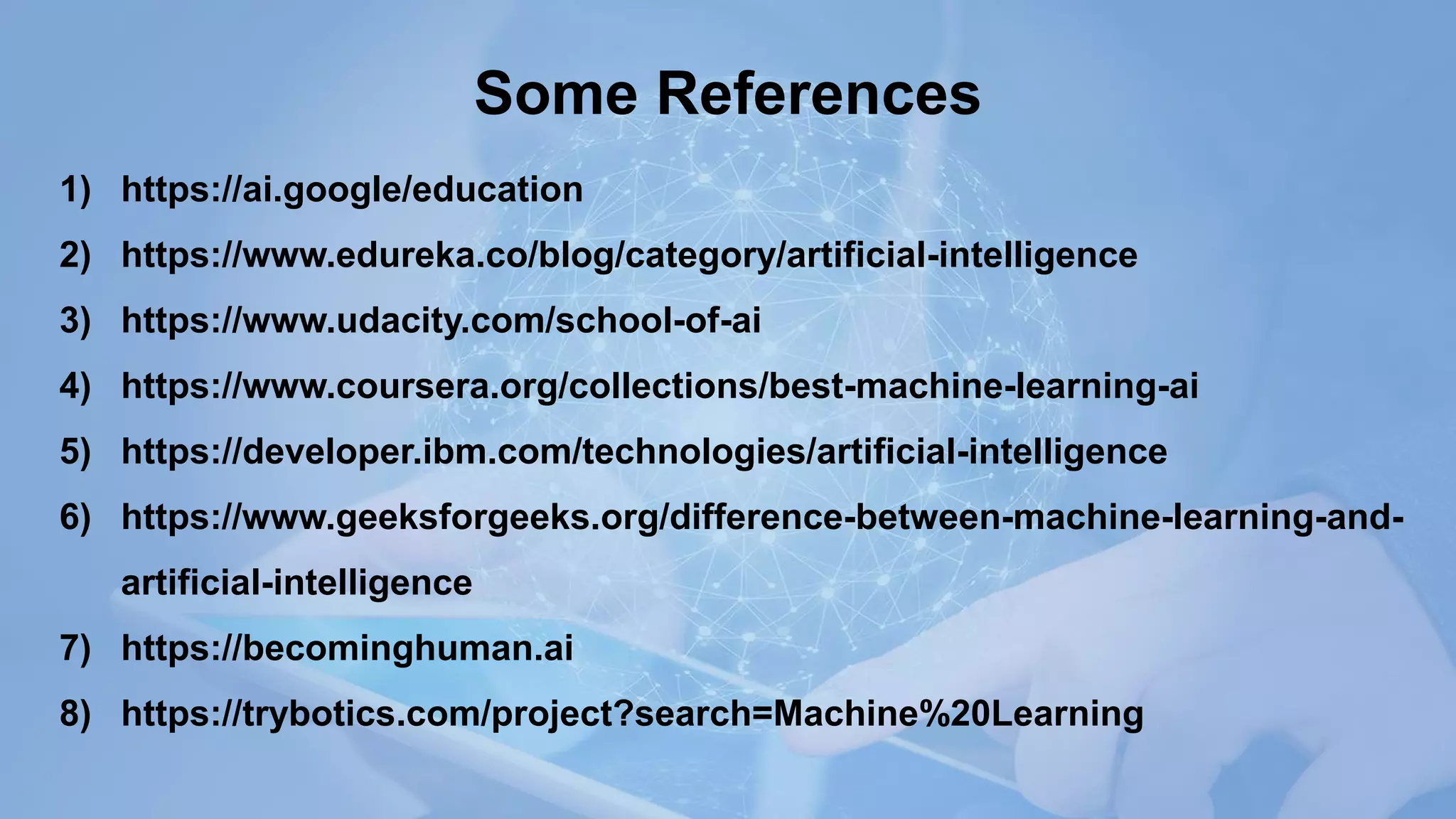 Overview of Artificial Intelligence & Machine Learning | PPT