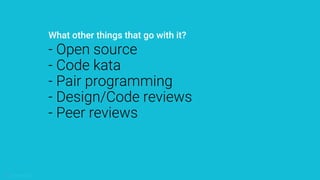 Developer Best Practices - The secret sauce for coding modern software | PPT