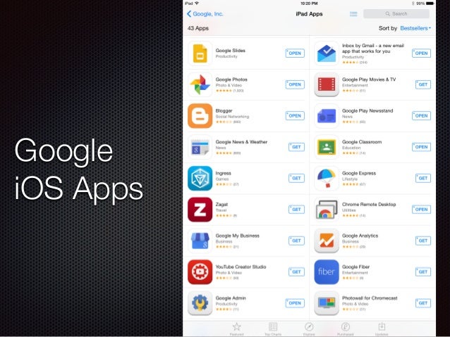 Going Google: An Overview of Google's iOS Apps