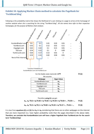 The Google Pagerank algorithm - How does it work? | PDF