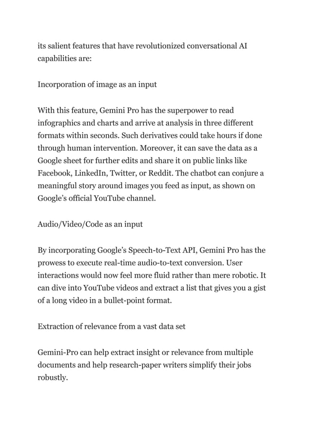 Google Launches Gemini: Its Most Capable AI Model Yet For Bard | PDF