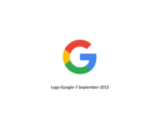 Google logo history | PPTX | Search | Internet