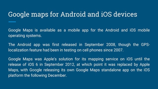 Google map tutorials | PPTX