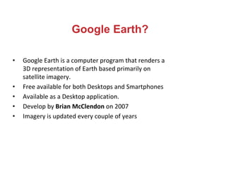 Google Map and Google earth .ppt