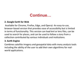 Google Map and Google earth .ppt | Computing | Technology & Computing