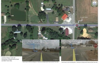 Google map of crash scene | PPT