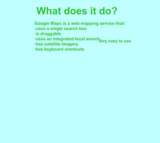 Google Map Presentation Final | PPTX