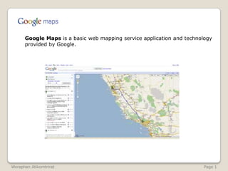 Google maps | PPT