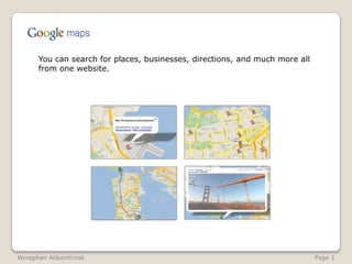 Google maps | PPT