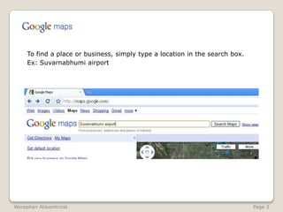 Google maps | PPT
