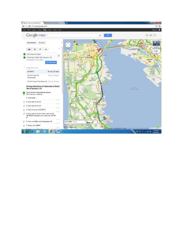 Google maps | DOCX